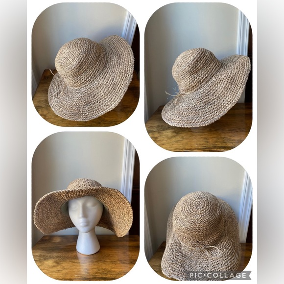 J Hats | Accessories | J Hats Straw Womens Hat One Size Fits All ...